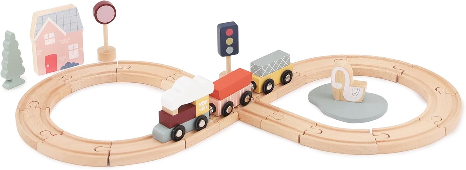 Wooden Train Set